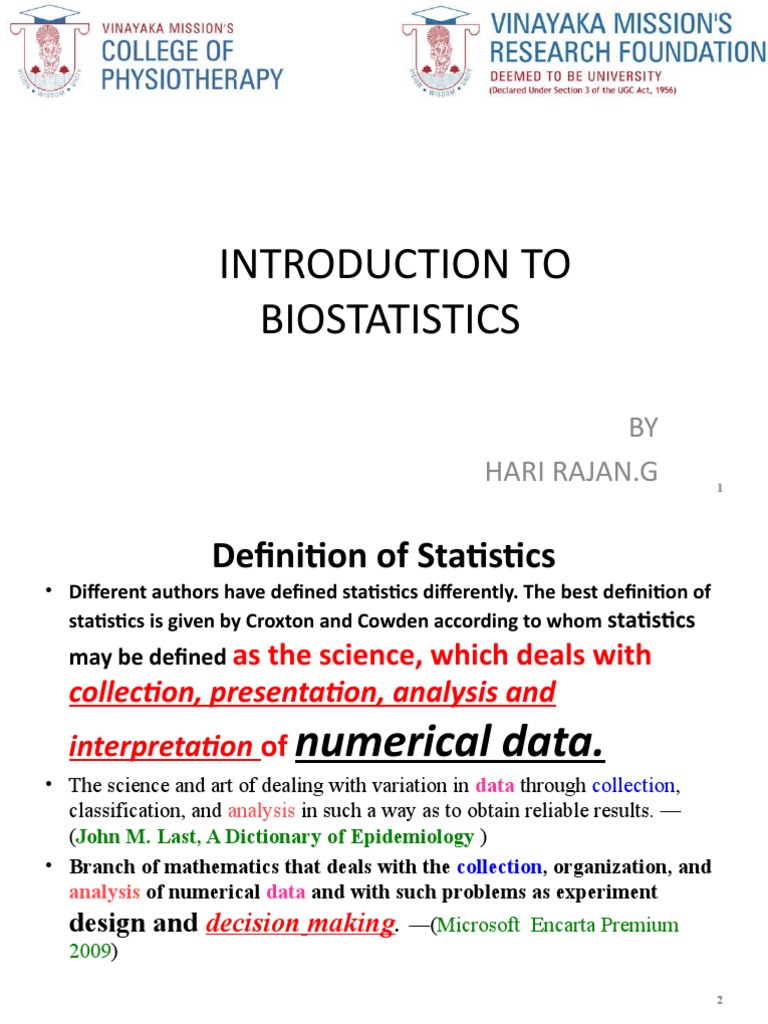Biostatistics Pdf Statistics Sampling Statistics