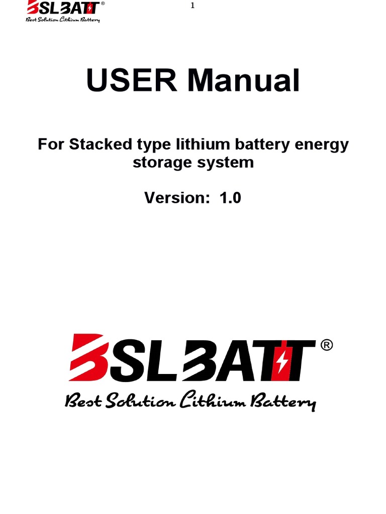 BSL BOX Manual- High Voltage Type (2) | PDF | Alternating Current ...