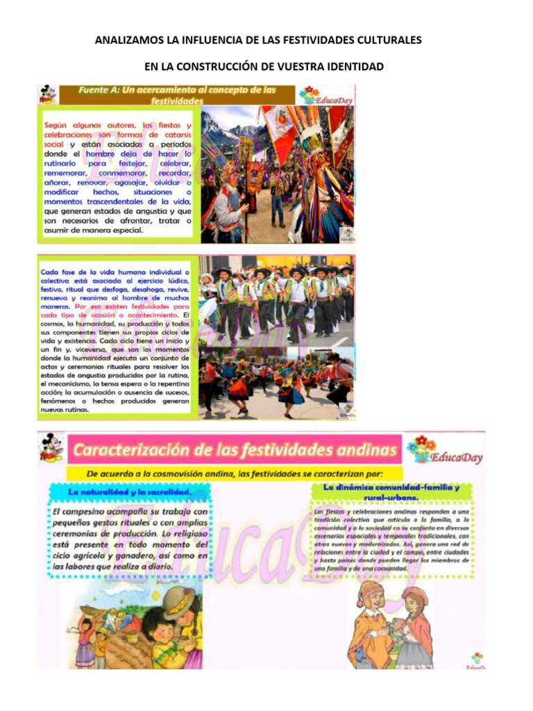 Festividades Culturales y Identidad | PDF | Historia