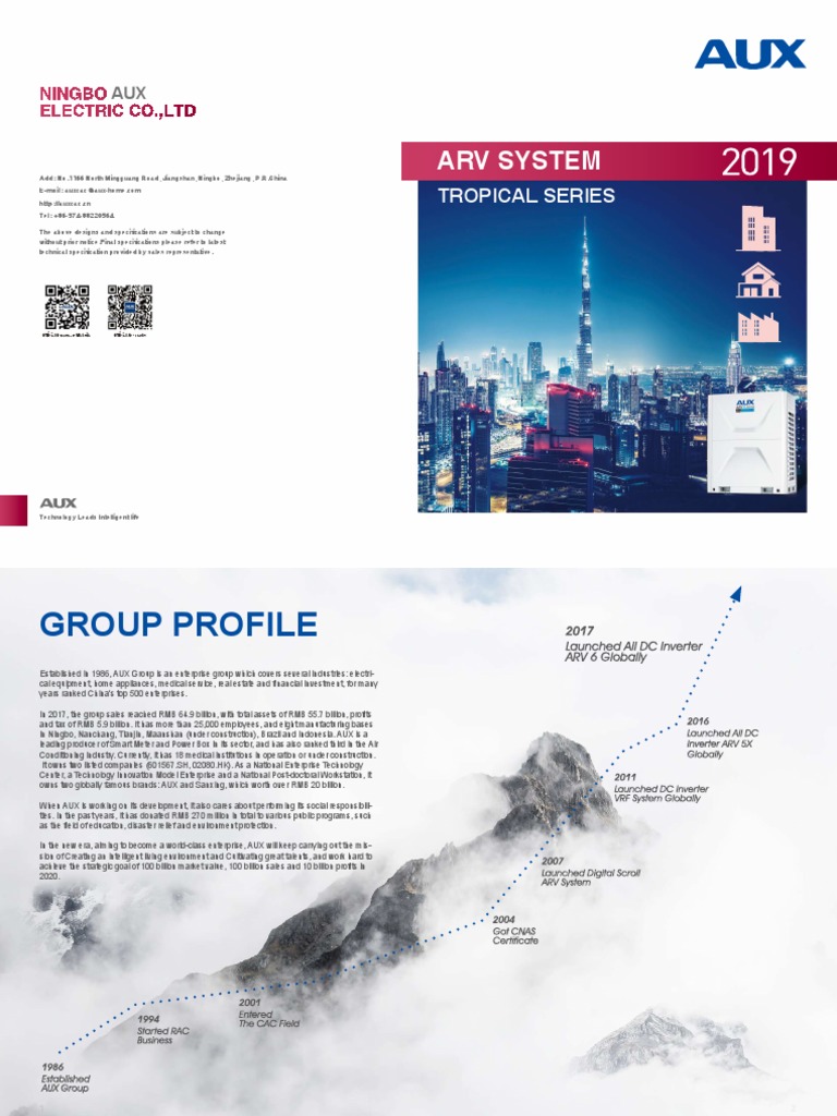 Arv System: Tropical Series | PDF | Air Conditioning | Pump