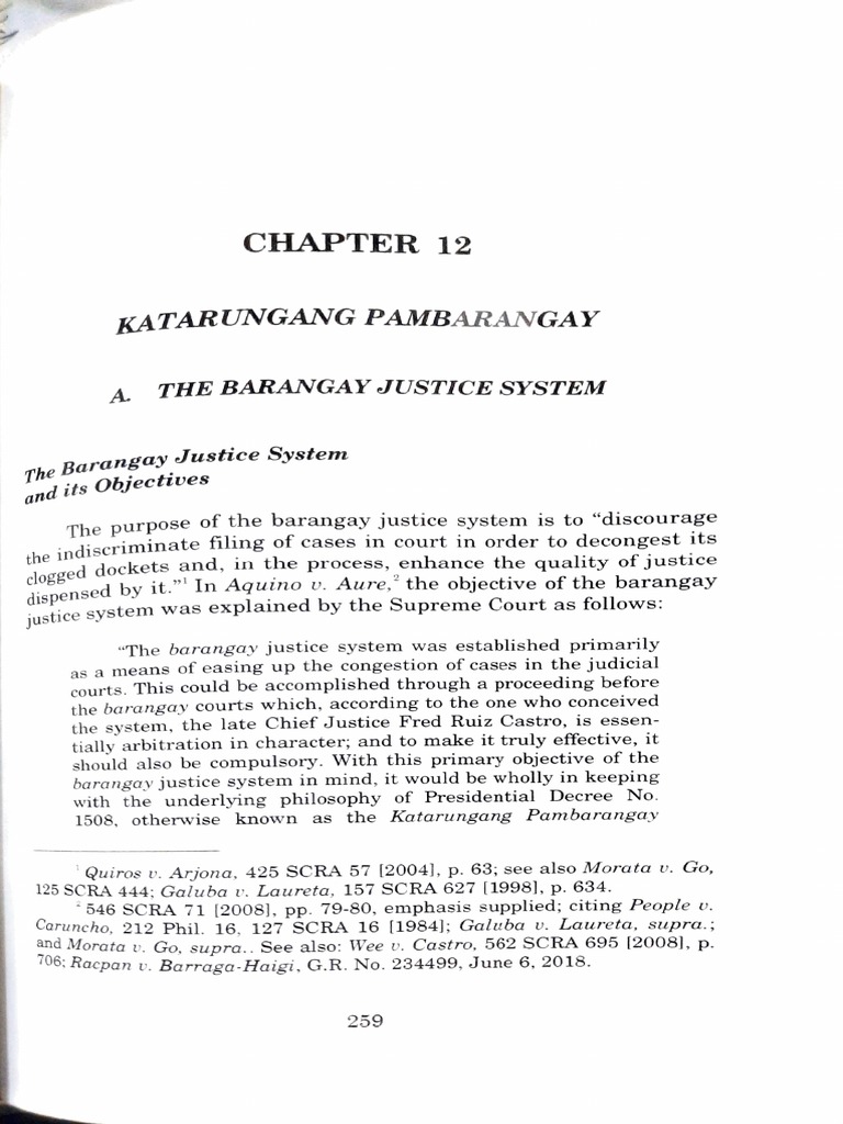 Barangay Justice System Overview | PDF | Alternative Dispute Resolution ...