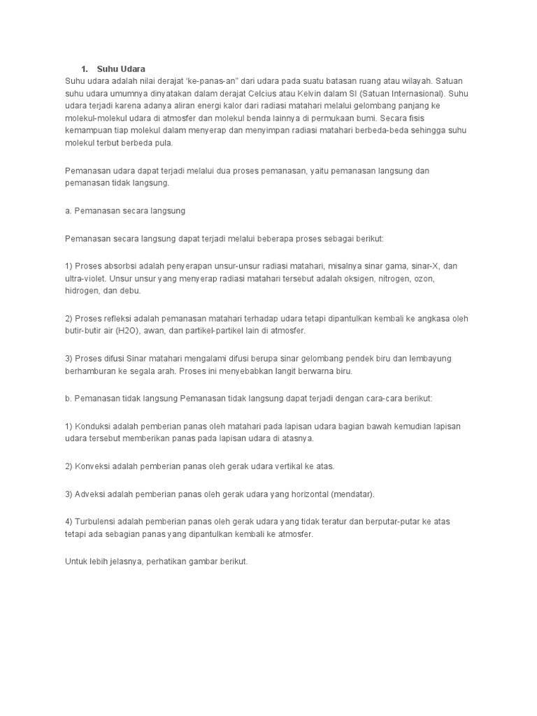 Suhu Udara | PDF | Sains & Matematika