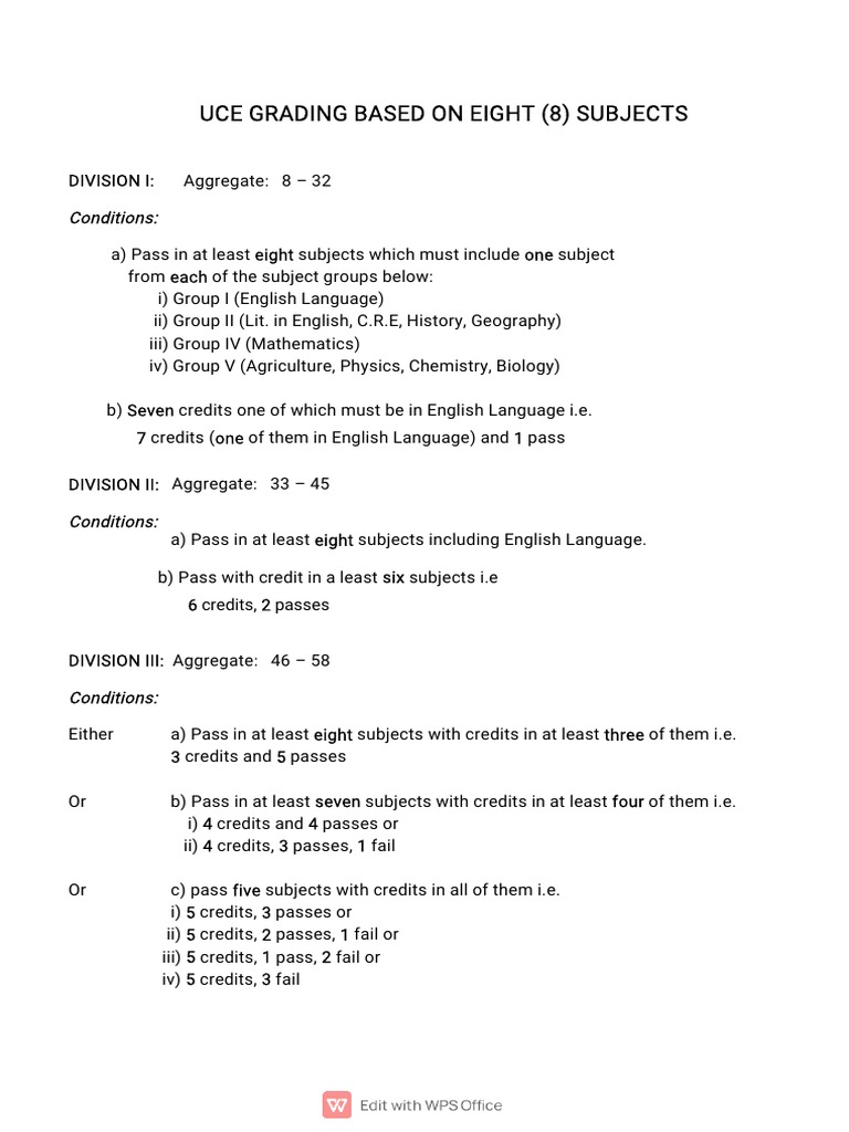 Uce Grading Based On Eight | PDF