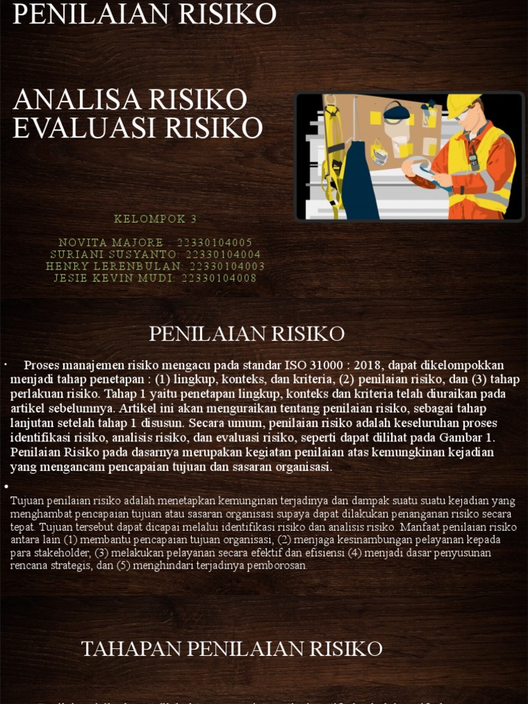 Penilaian Risiko | PDF