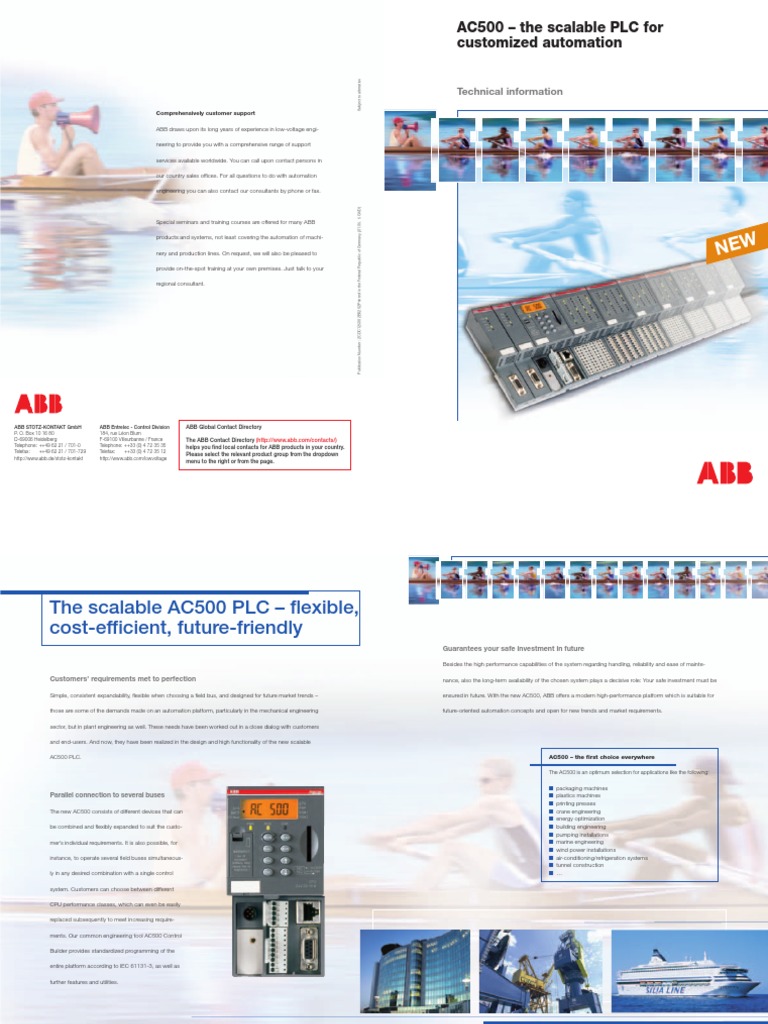 AC500 System | PDF | Programmable Logic Controller | Ethernet