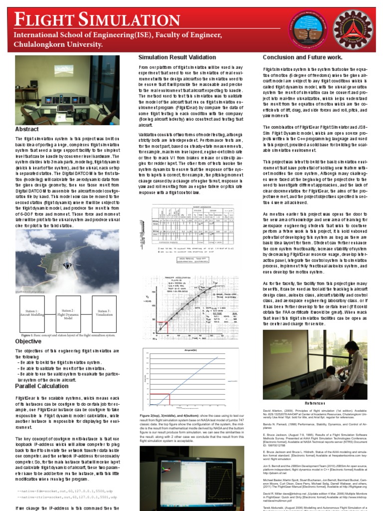 Flight Simulation Poster | PDF | Flight Dynamics (Fixed Wing Aircraft ...
