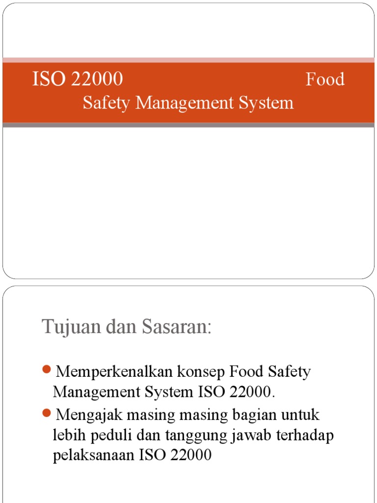 ISO 22000 Food Safety Management System | PDF