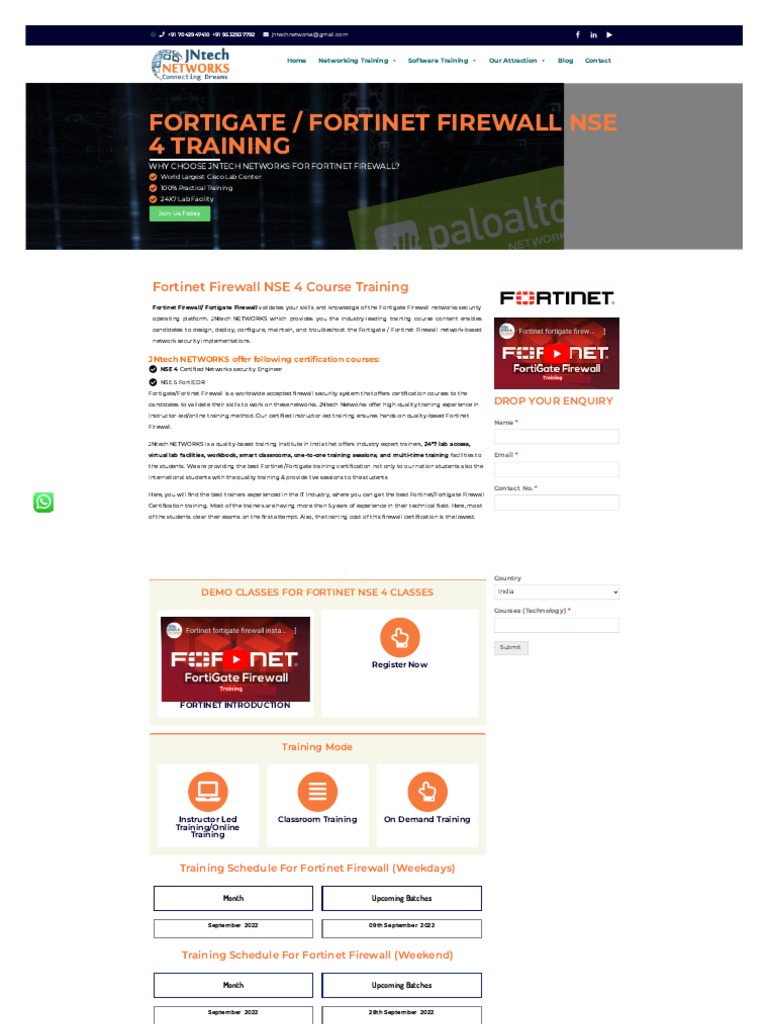 Fortigate Firwall Training PDF | PDF | Firewall (Computing) | Cisco Certifications