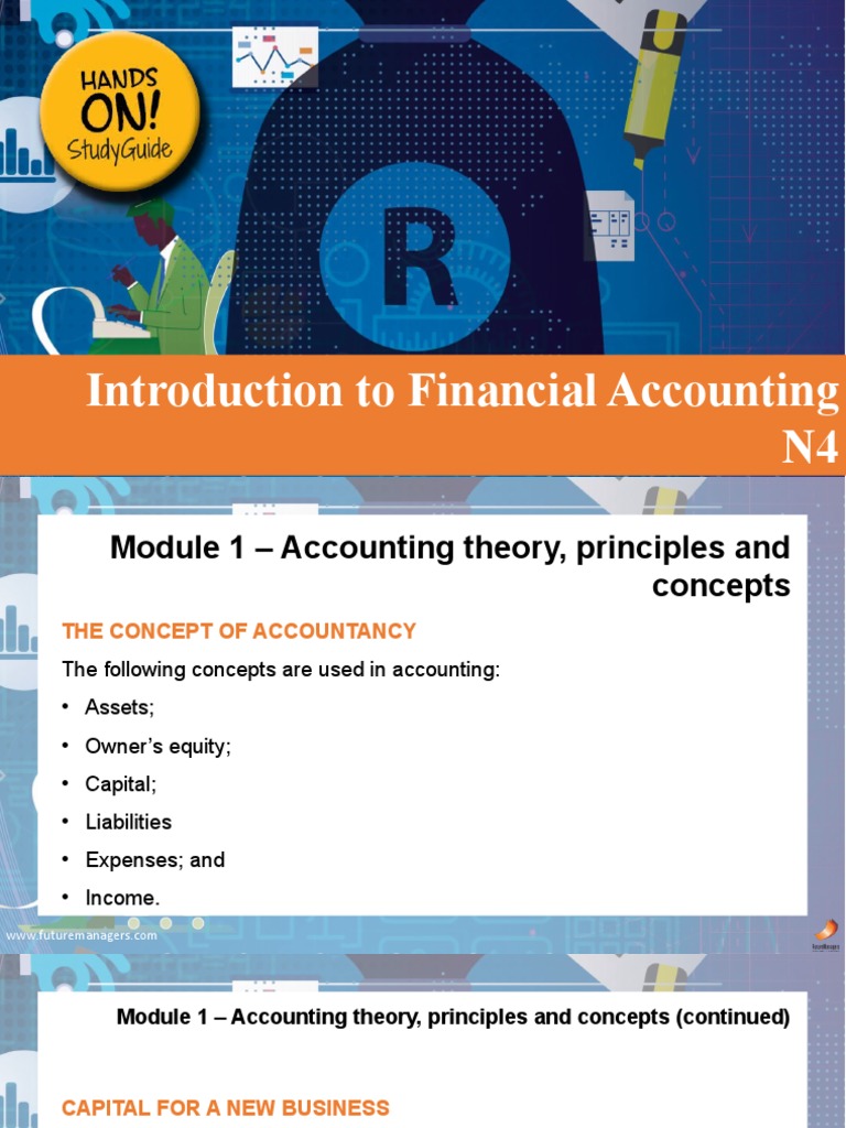 Intro to Financial Accounting N4 Guide | PDF | Business Economics ...