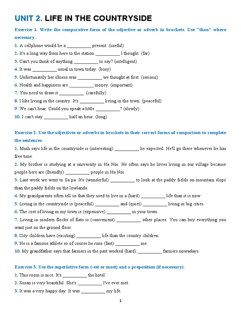 Unit 2 | PDF | Cost Of Living | Adjective