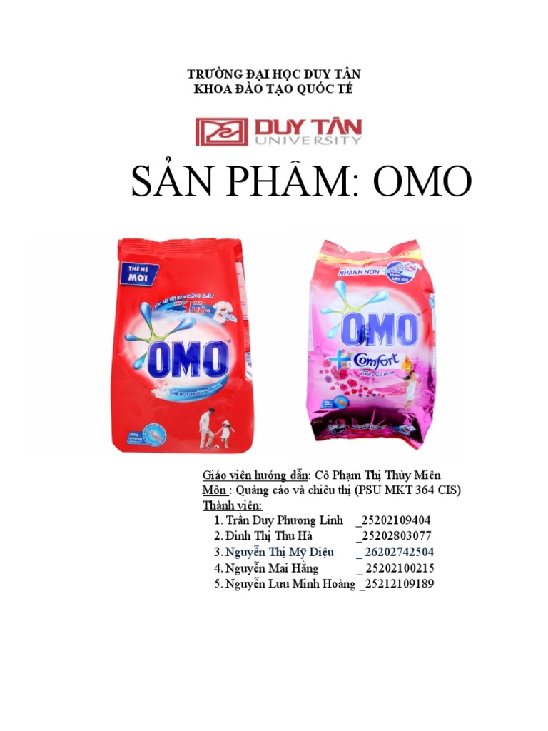 Bài Nhóm Omo P1+2 | PDF