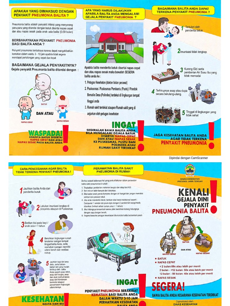 leaflet-pneumonia-balita | PDF
