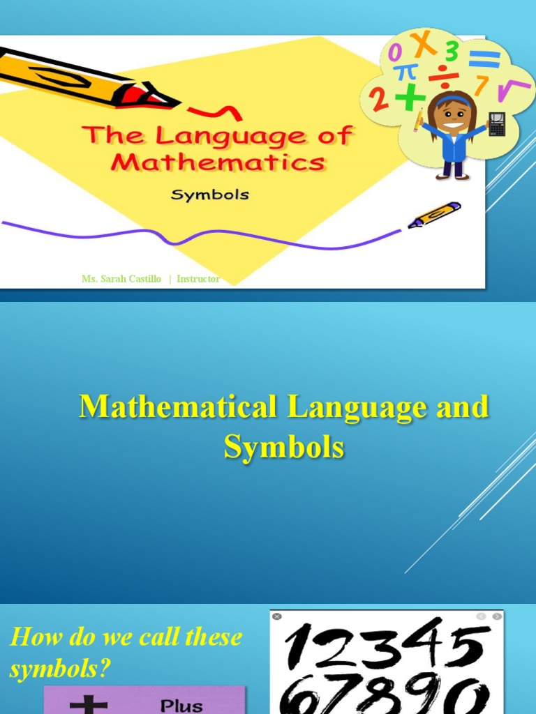 Week 2 Mathematical Language Expressions and Sentences Week 3 | PDF ...