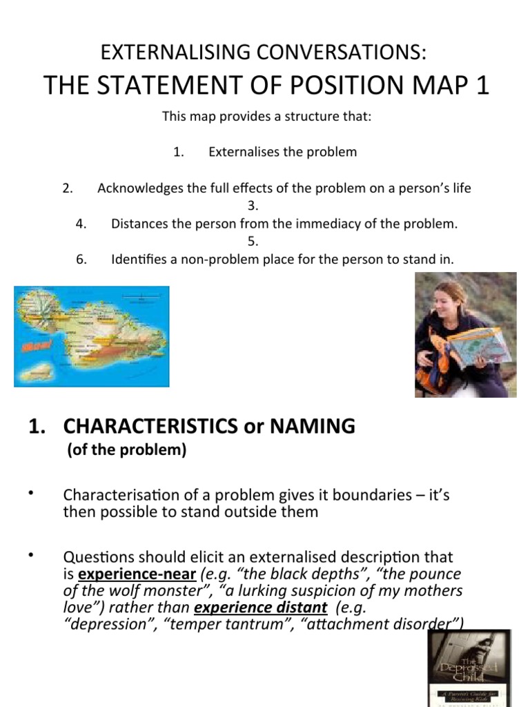 Statement of Position Map in Therapy | PDF | Psychology | Psychological ...