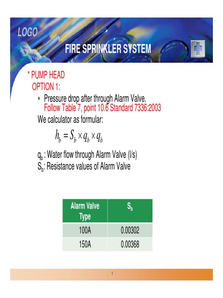 Fire Sprinkler System Pressure Calculations | PDF | Fire Sprinkler ...