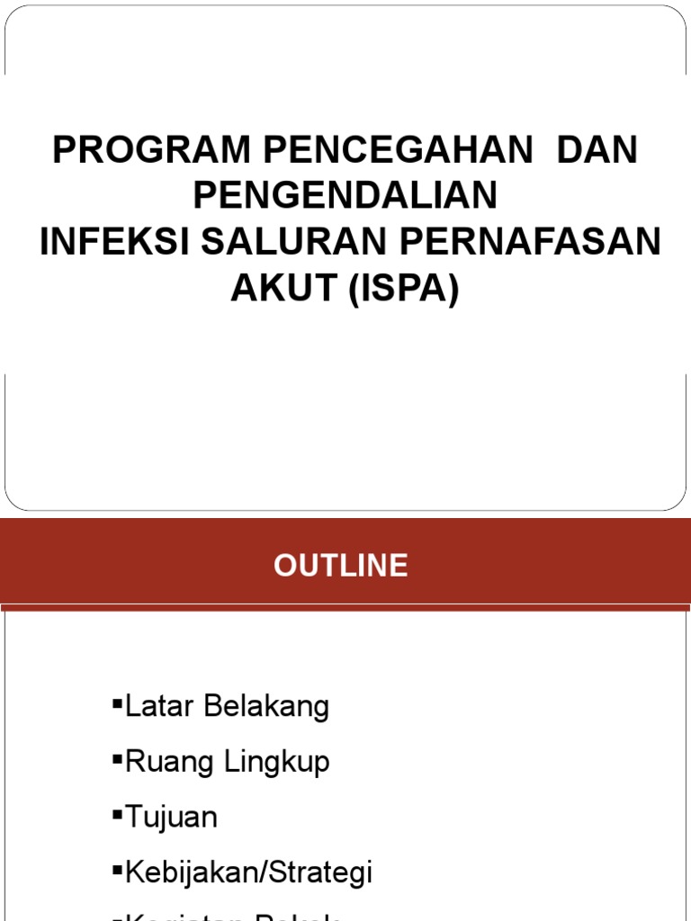 Kebijakan Nasional ISPA 2016 | PDF