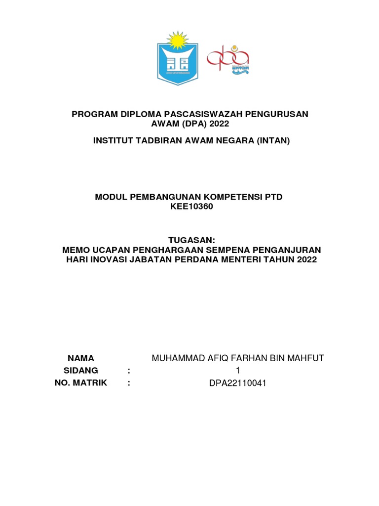 Muhammad Afiq Farhan Bin Mahfut | PDF