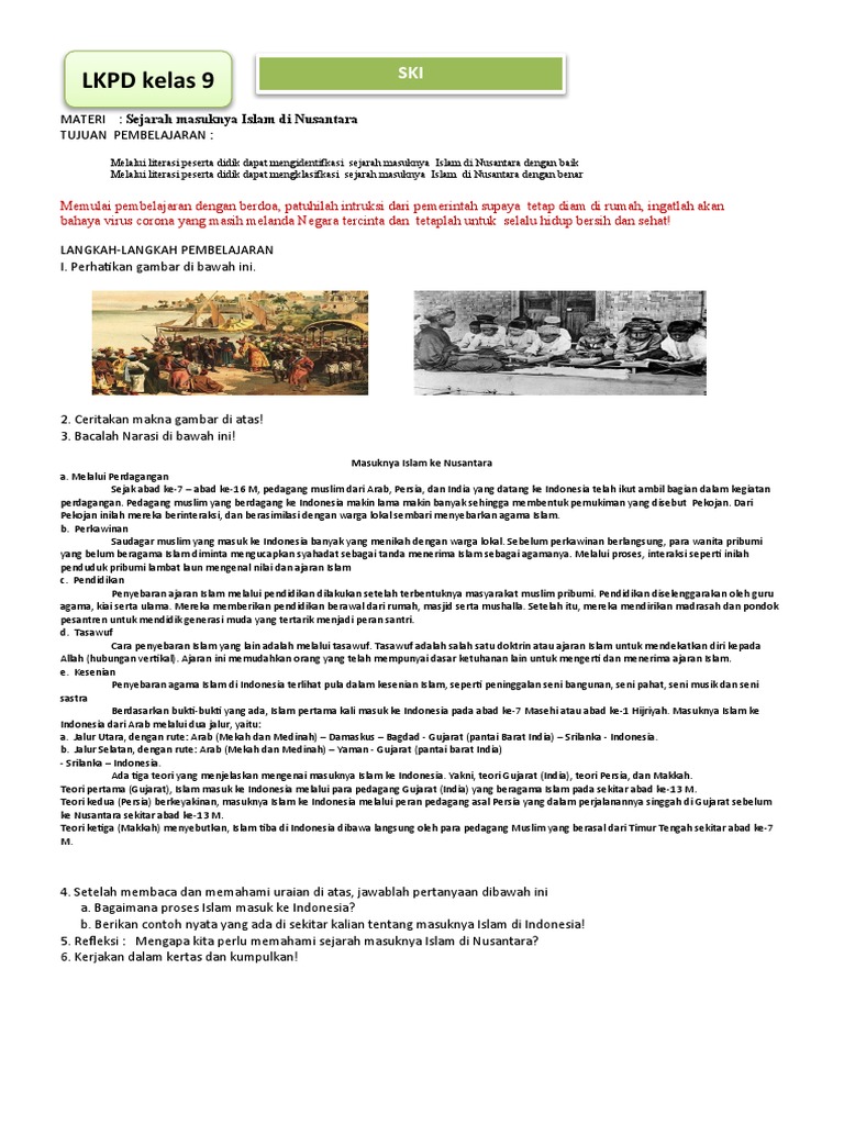 LKPD Ski 1.1 KLS 9 | PDF