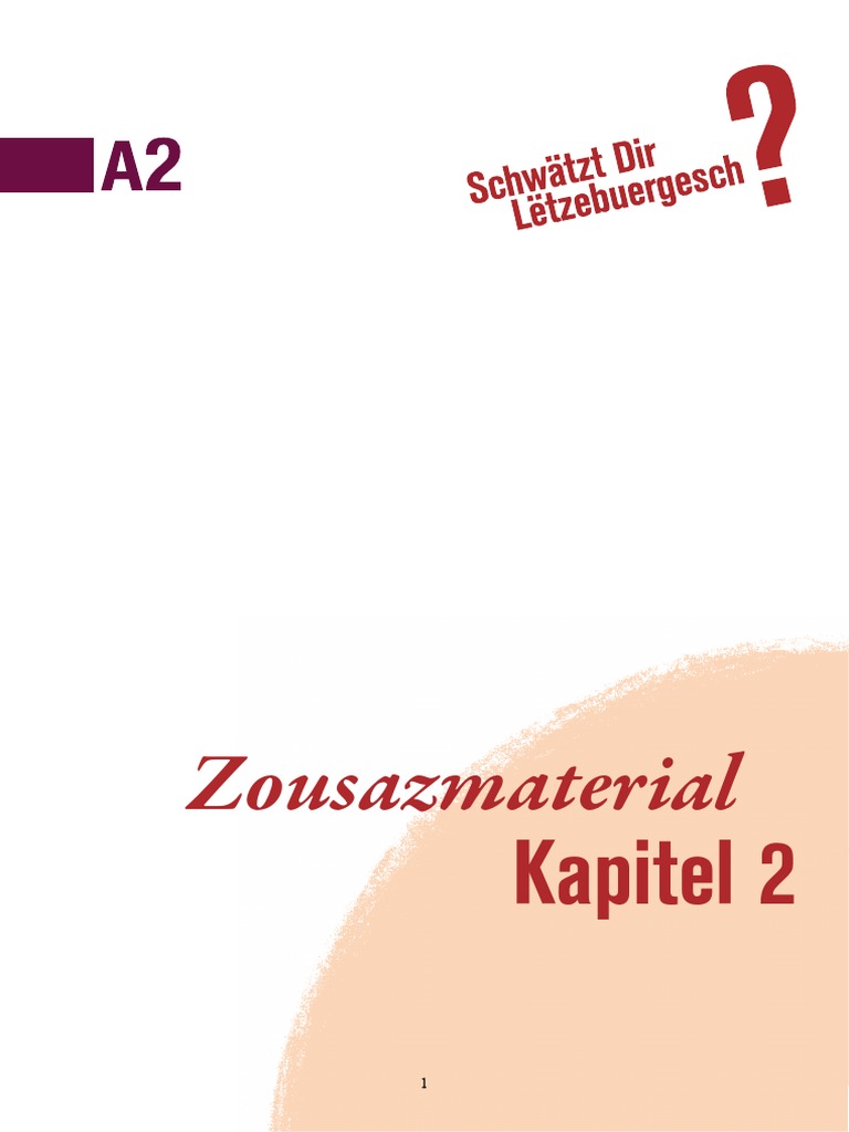 Zousazmaterial-A2 k2 2020 1.0 | PDF