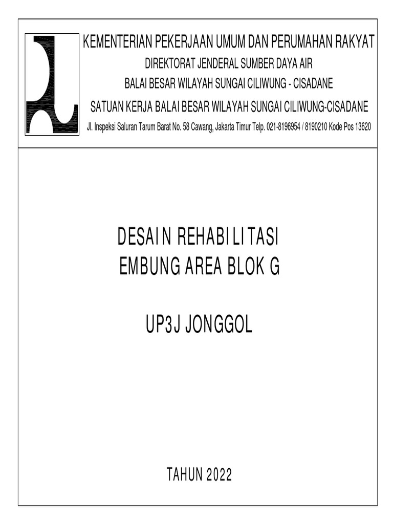 Gambar Embung G | PDF