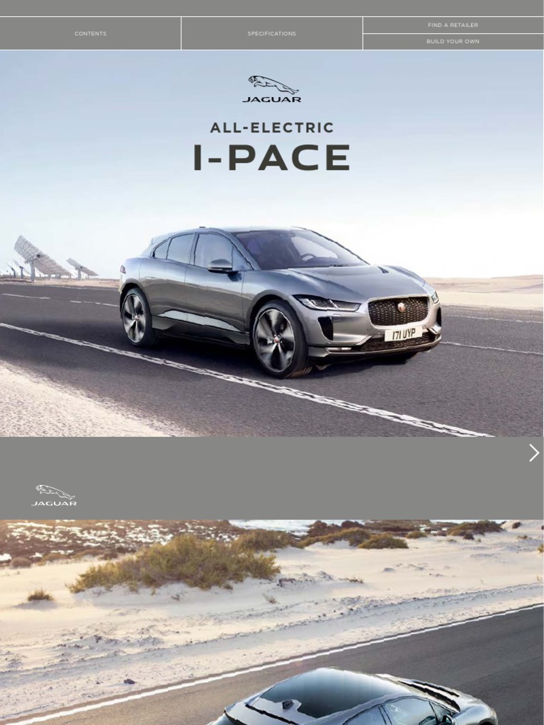 Jaguar I PACE Brochure EN 22my | PDF | Four Wheel Drive | Electric Motor