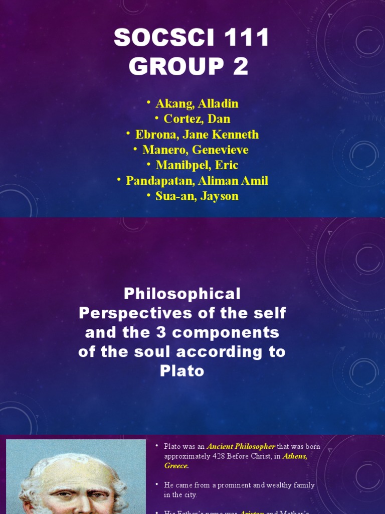 SocSci 111 Presentation | PDF | Soul | Plato