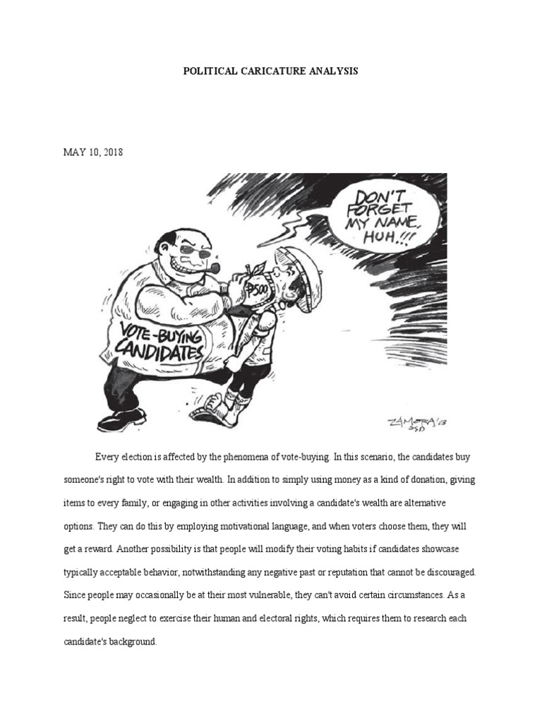 Gerph01x Caricature Analysis g10 | PDF | Electoral Fraud | Applied Ethics