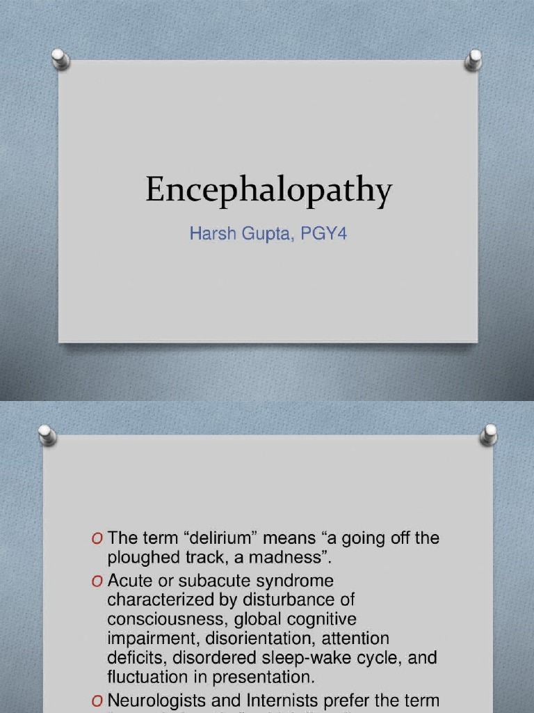 Encephalopathy 37059601 | PDF