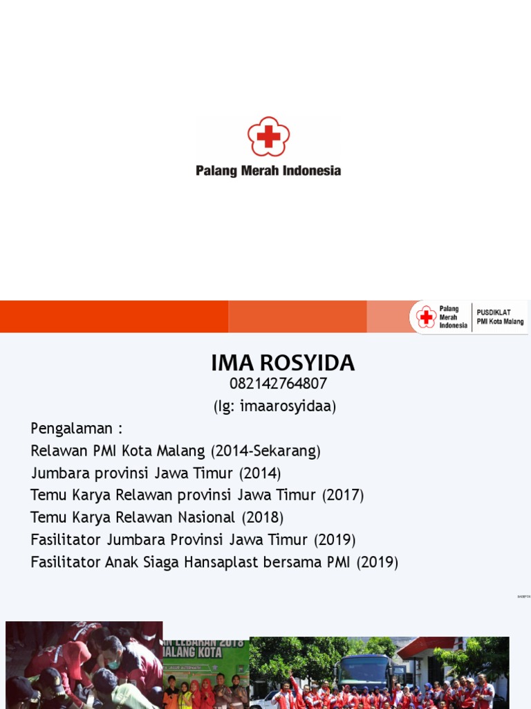 Materi Assessment Diklat KSR Pmi Kota Malang | PDF