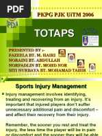 What Does TOTAPS Stand For? Touch, Observe | PDF | Pain | Diseases And ...