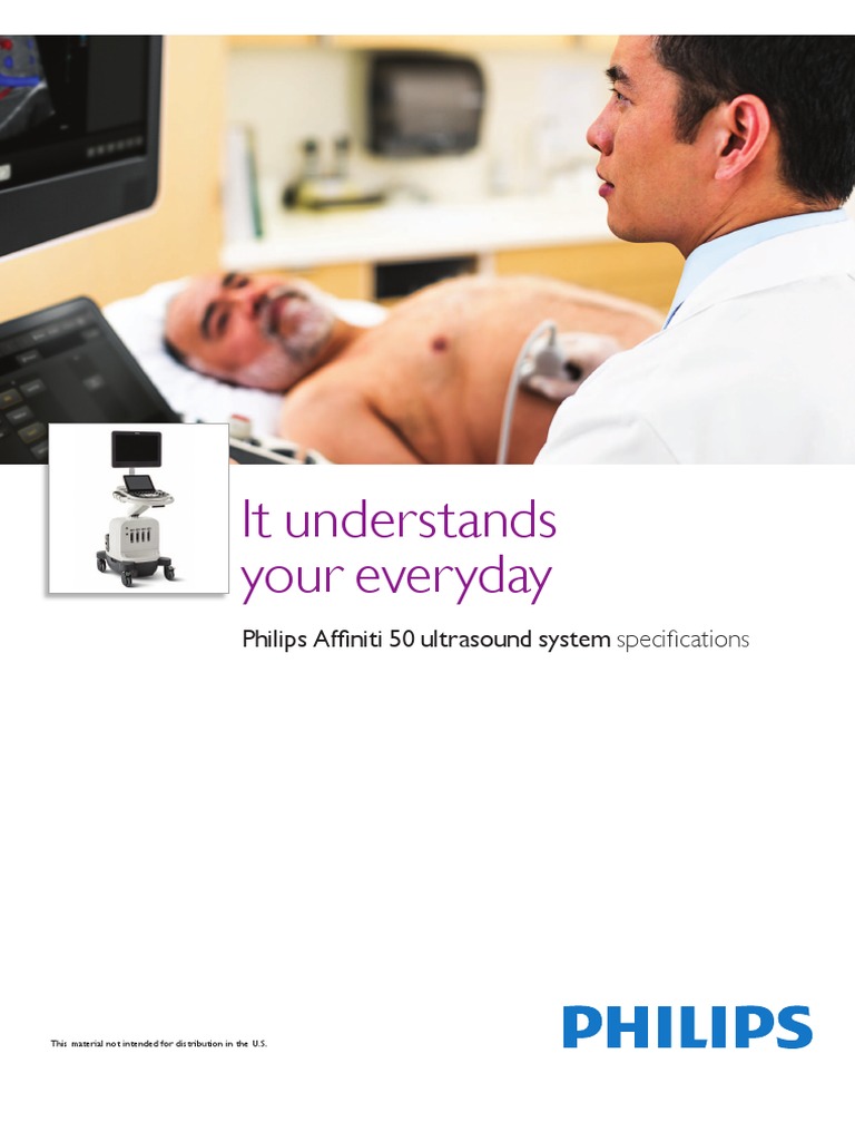 Philips Affiniti 50 Ultrasound System | PDF | Imaging | Medical Diagnosis
