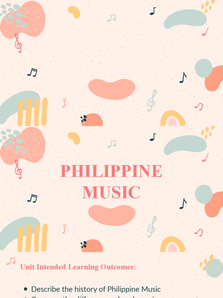 An Overview of Philippine Music: History, Genres, and Influences | PDF ...