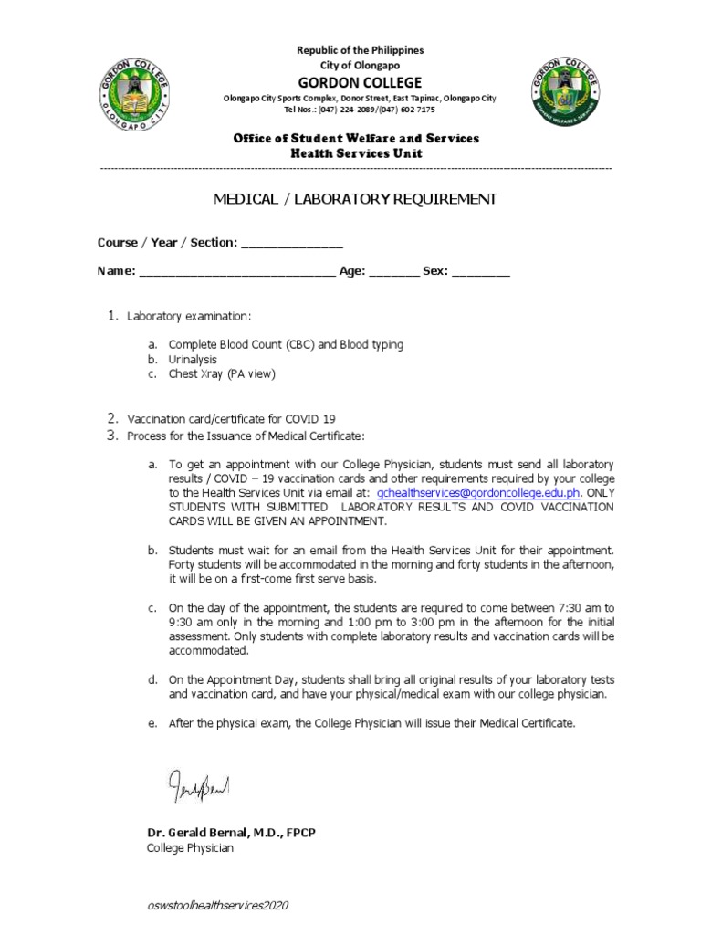 Updated CEAS CCS CBA HSU Medical Requests | PDF | Physical Examination ...