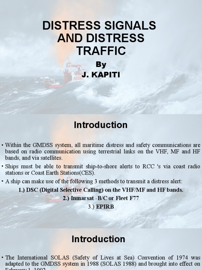 Chapter 4-DISTRESS SIGNALS | PDF | Information And Communications ...