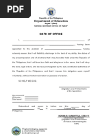 SAMPLE Oath of Office | PDF