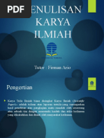 Panduan Penulisan Karya Ilmiah Essay | PDF