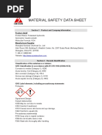 MSDS Aica Aibon Polish | PDF | Personal Protective Equipment | Fires