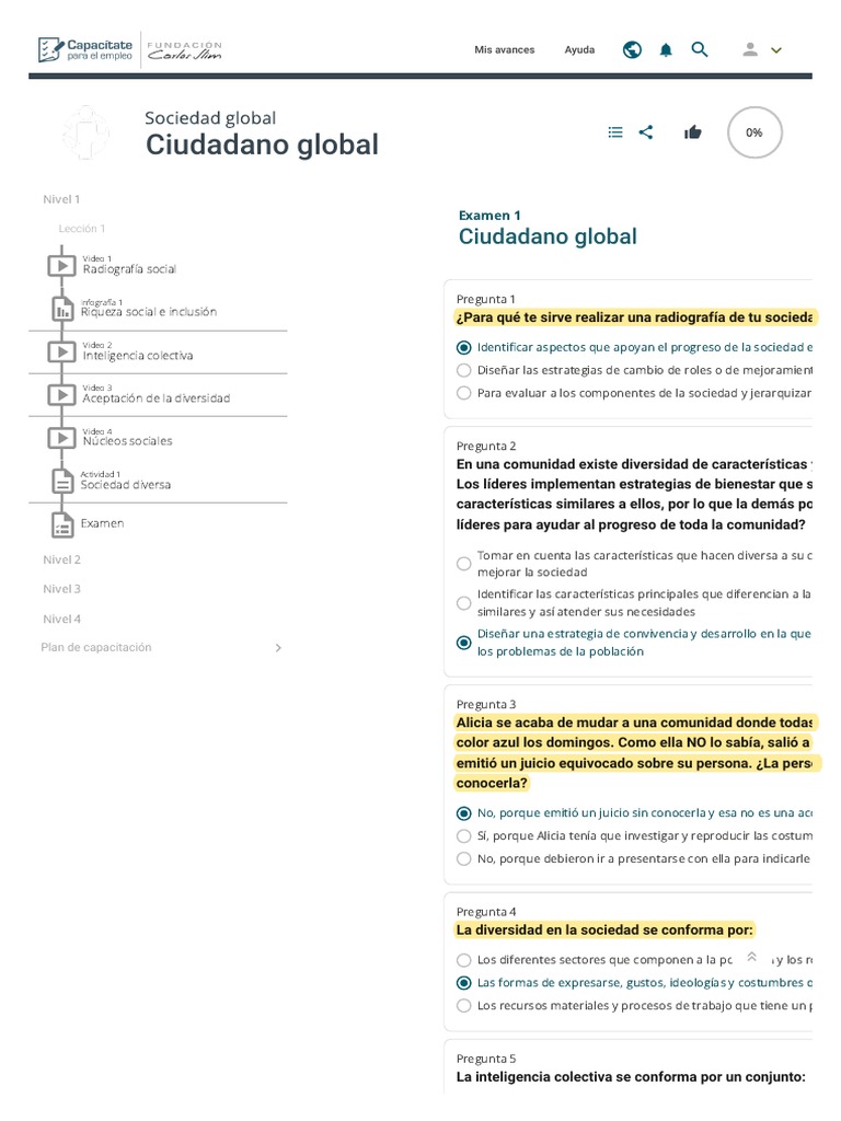Ciudadano Global 1 | PDF | Sociedad