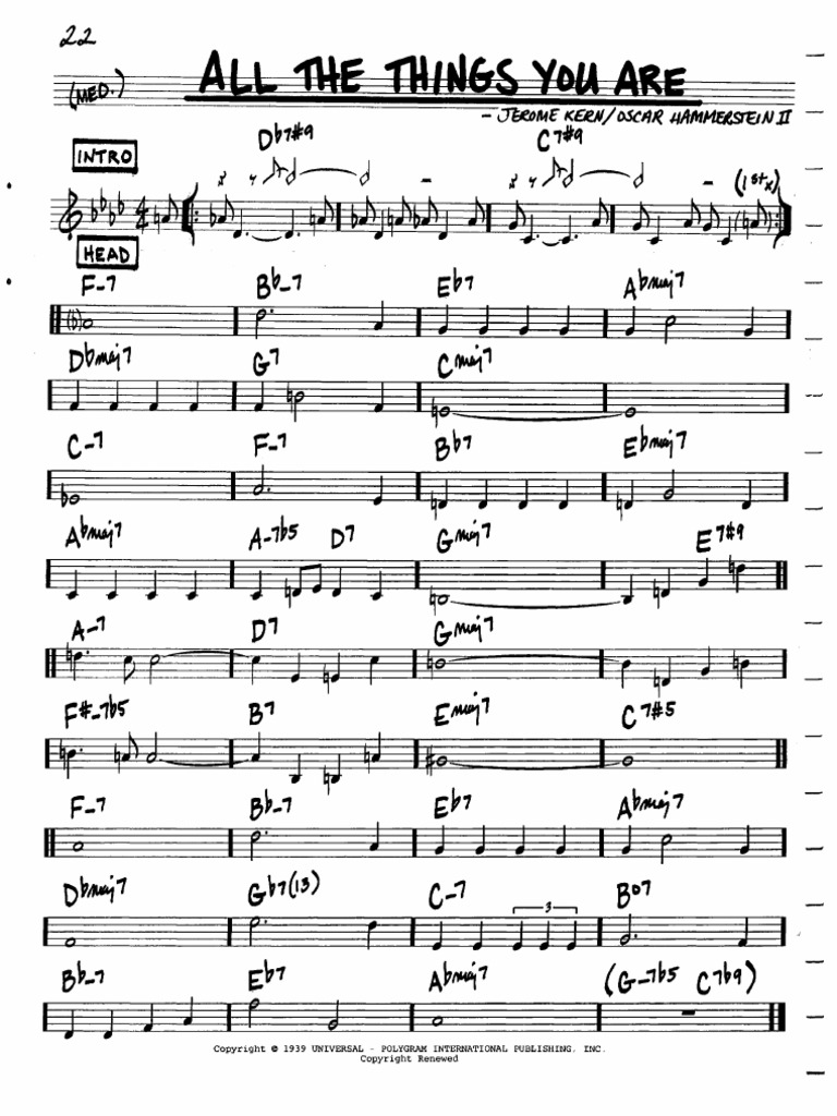 All The Things | PDF