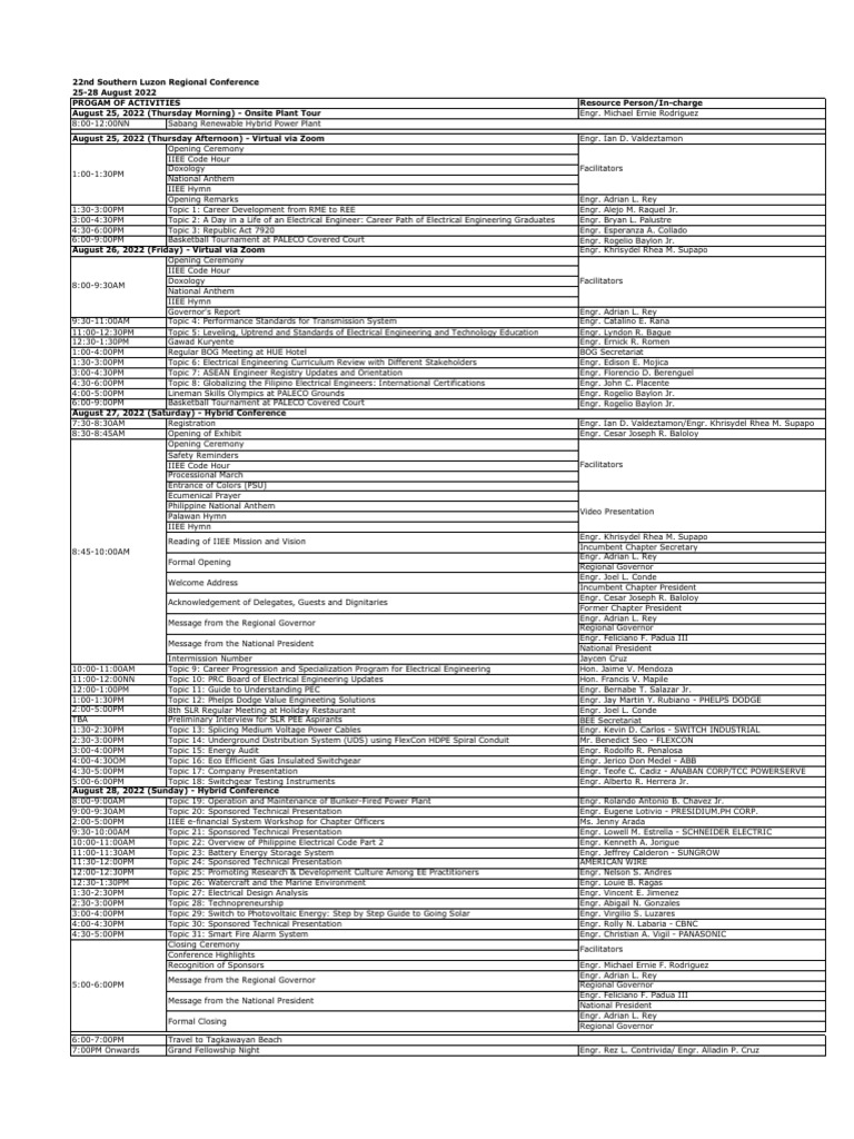 SLRC Program Final | Download Free PDF | Electricity | Electrical Engineering