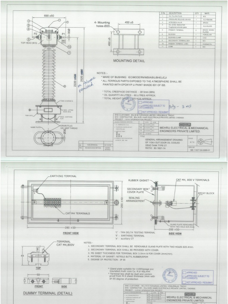 110KV CT-1 | PDF