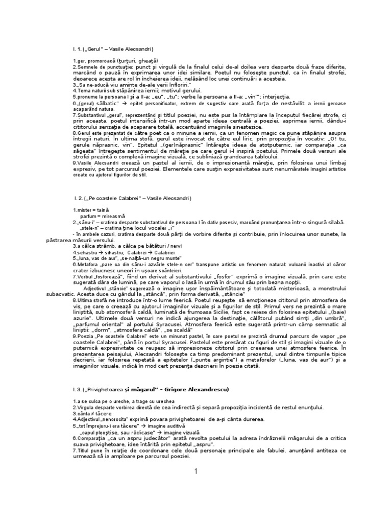 Subiectul 1 Bac Rezolvat | PDF