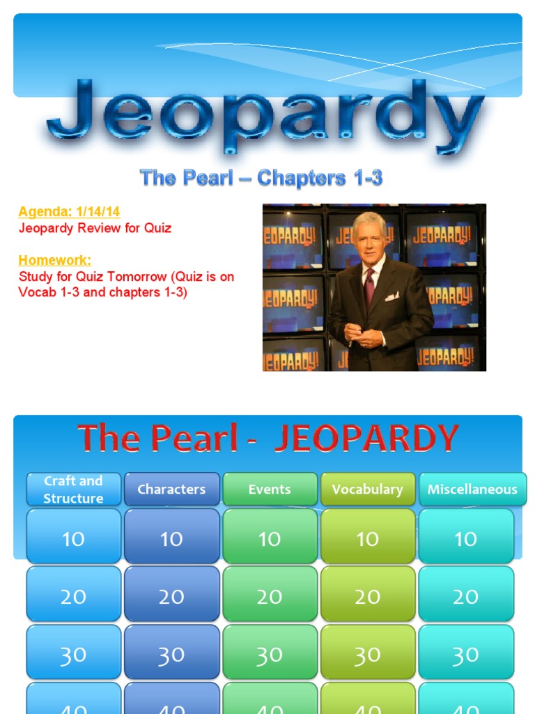 Jeopardy Review Chapters 1 3 Swoac7 | PDF