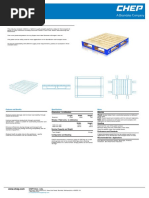 Technical Specifications Wooden Pallet CP3 EN | PDF | Pallet | Materials