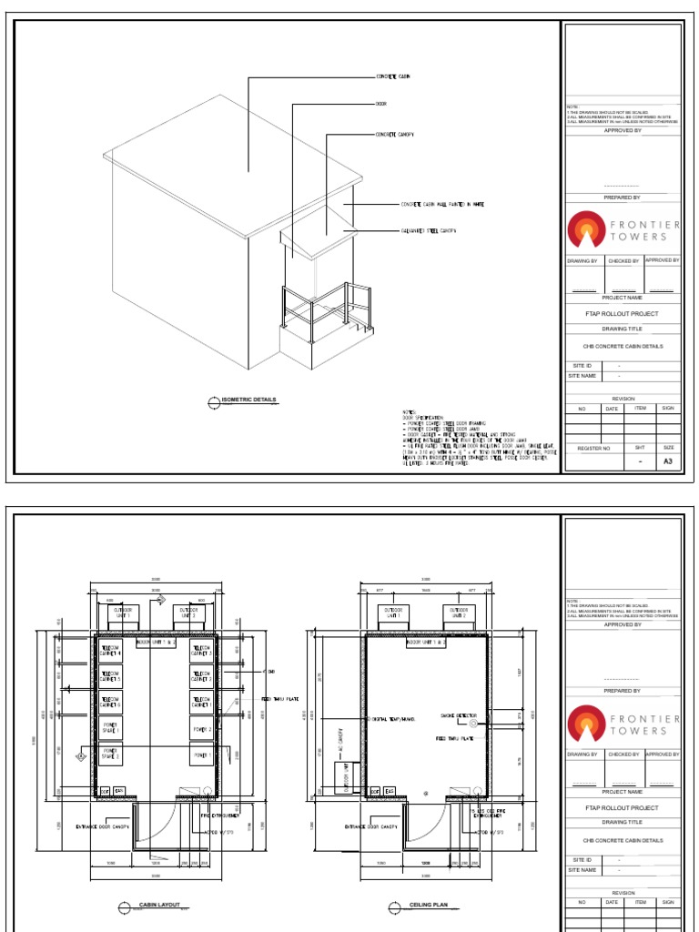 1.0M - CHB Concrete Cabin - Rev1 | PDF | Components | Building Materials