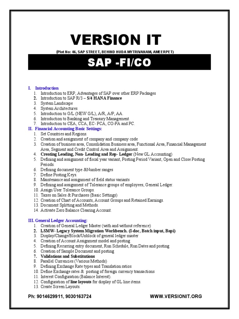 SAP - FICO Content | PDF | Invoice | Payments
