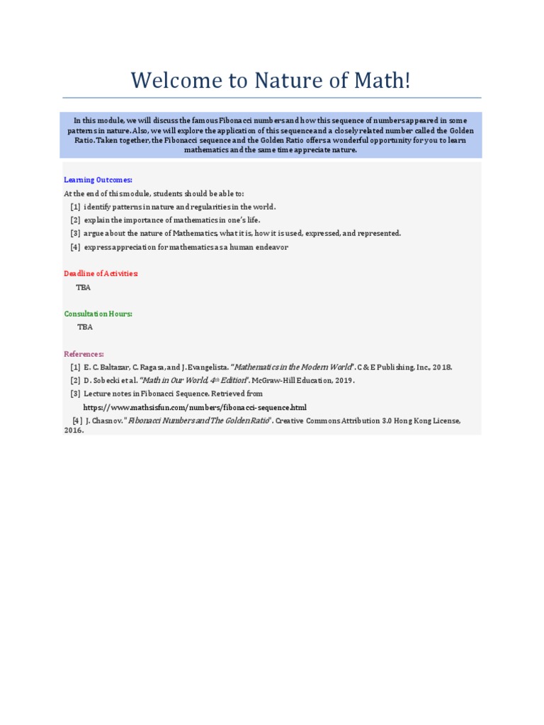 Nature of Mathematics Set Theory | PDF | Set (Mathematics) | Numbers Nature of Mathematics Set Theory | PDF | Set (Mathematics) | Numbers
