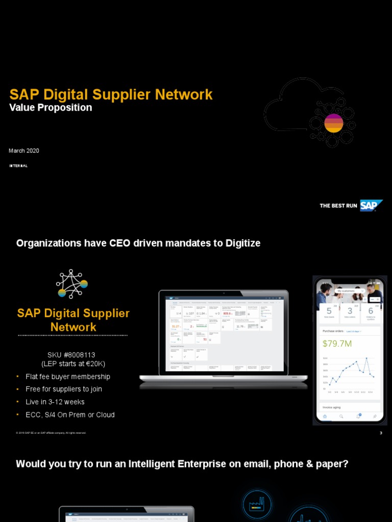 SAP DSN Value Prop Slides | Download Free PDF | Software | Computing