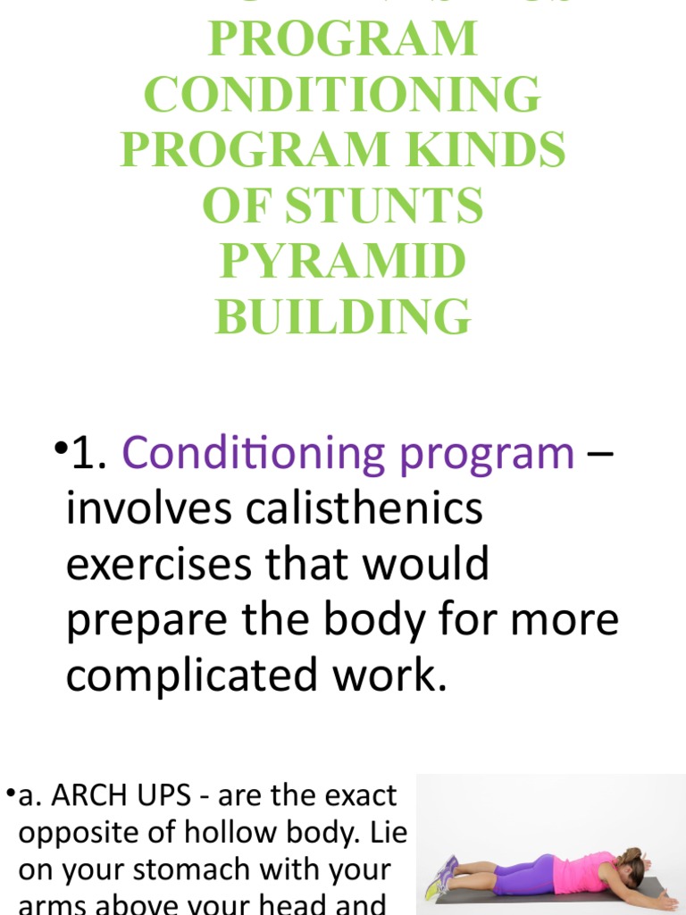 Gymnastics Conditioning Program Overview | PDF | Cooking, Food & Wine