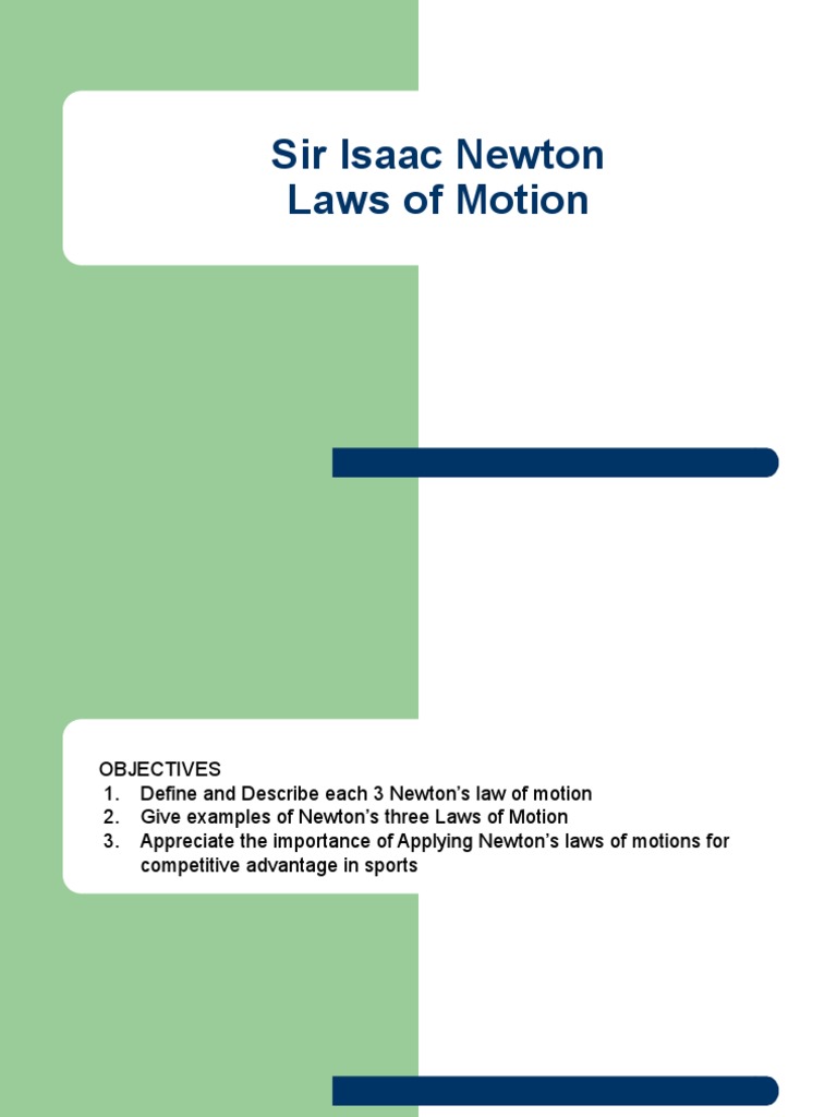 Laws of Motion | PDF | Force | Newton's Laws Of Motion